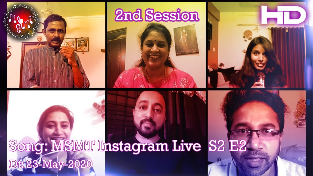 MSMT - Instagram Live S2 E2 - 2nd Session - MSMT 23-May-2020 - YouTube