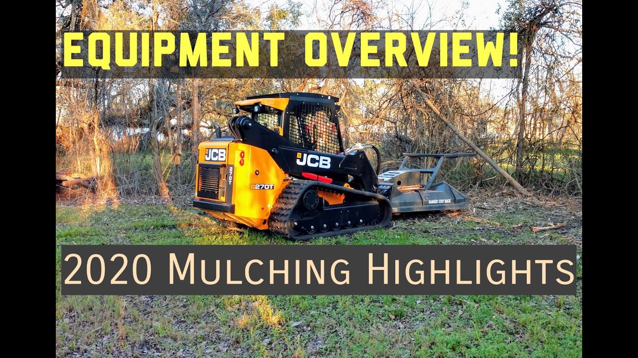 Mulching Highlights-2020, JCB Skid steer/ CID Mulcher overview! - YouTube