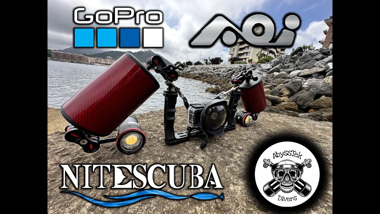 GOPRO UNDERWATER VIDEO SETUP (NITESCUBA & AOI POWERED) - YouTube