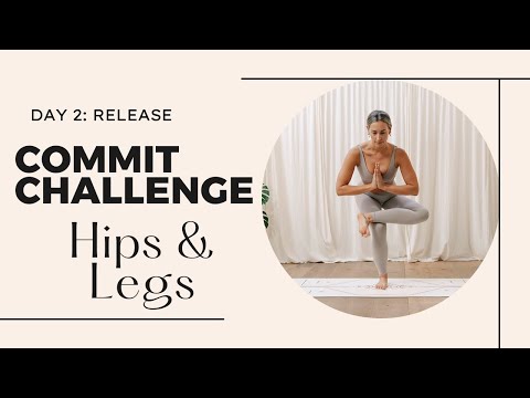 10-Minute Yoga for Hips & Legs | 30 day Yoga Challenge, Day 2
