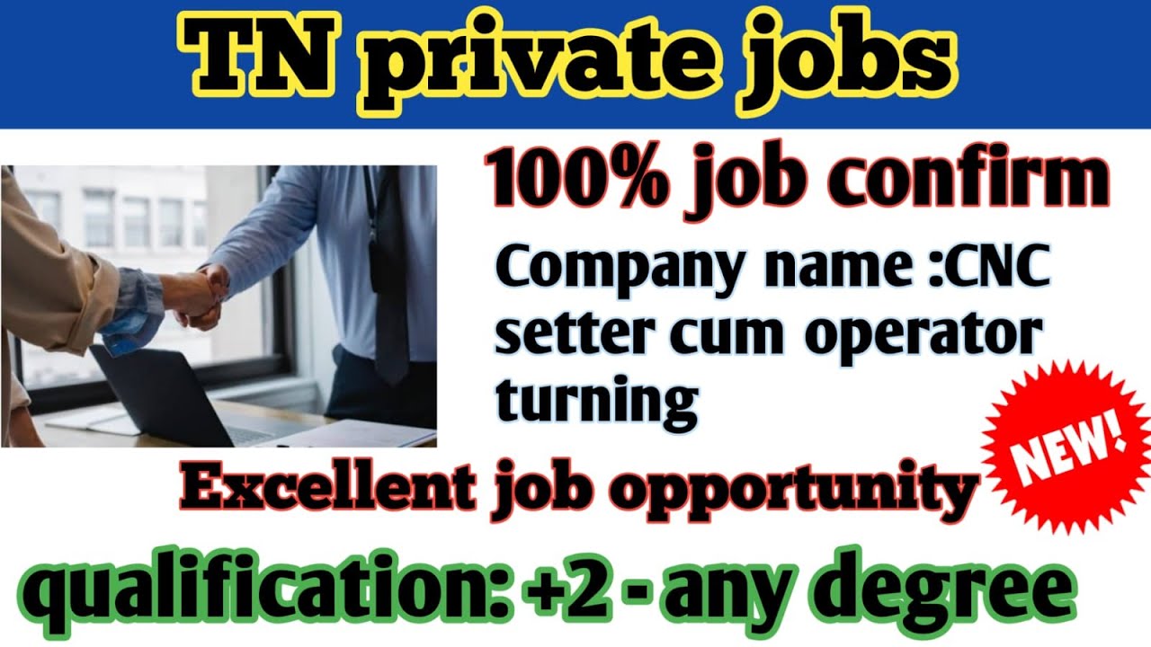 CNC SETTER CUM OPERATOR TURNING /JOB UPDATE /LUCKY KABILESH - YouTube