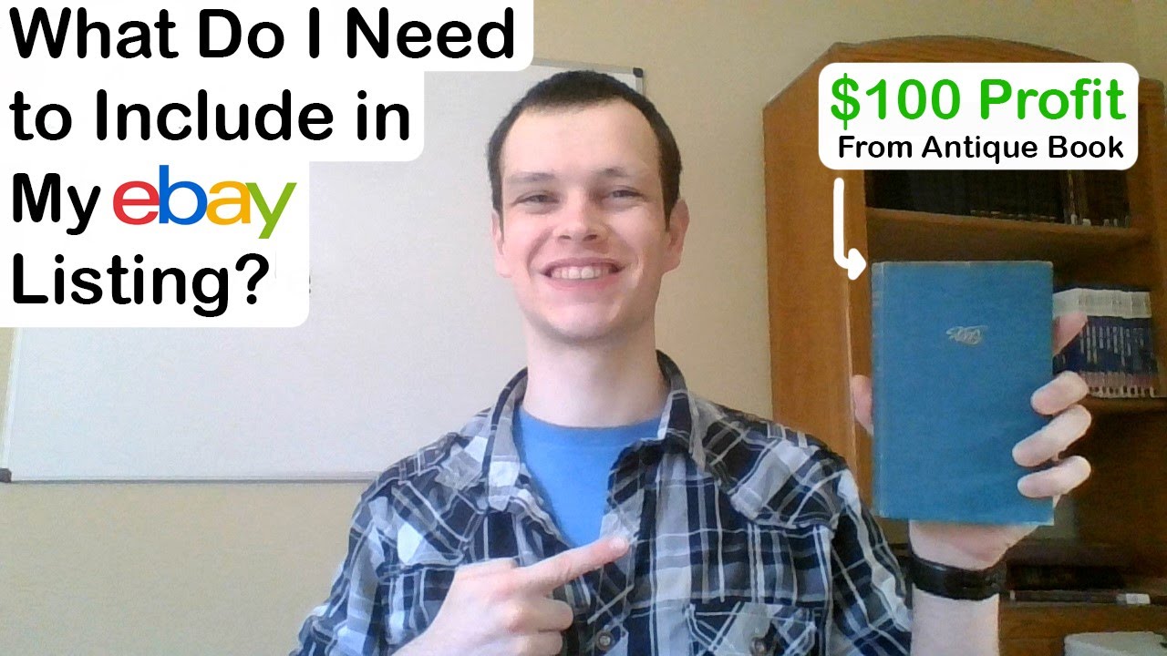 Minimum Requirements for Listing Antique Books on eBay - What Your ...