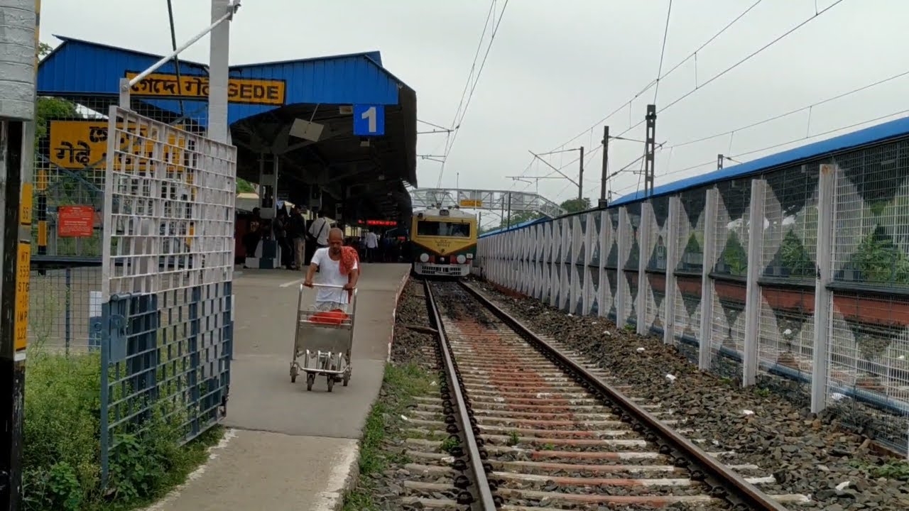 Nice Looking India - Bangladesh Border area "Gede'' Railway Station ...