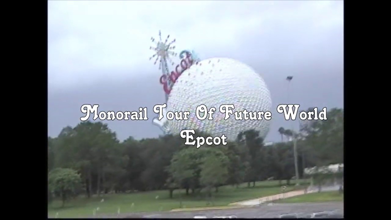 Epcot 2001 Monorail Tour Of Old Future World - YouTube