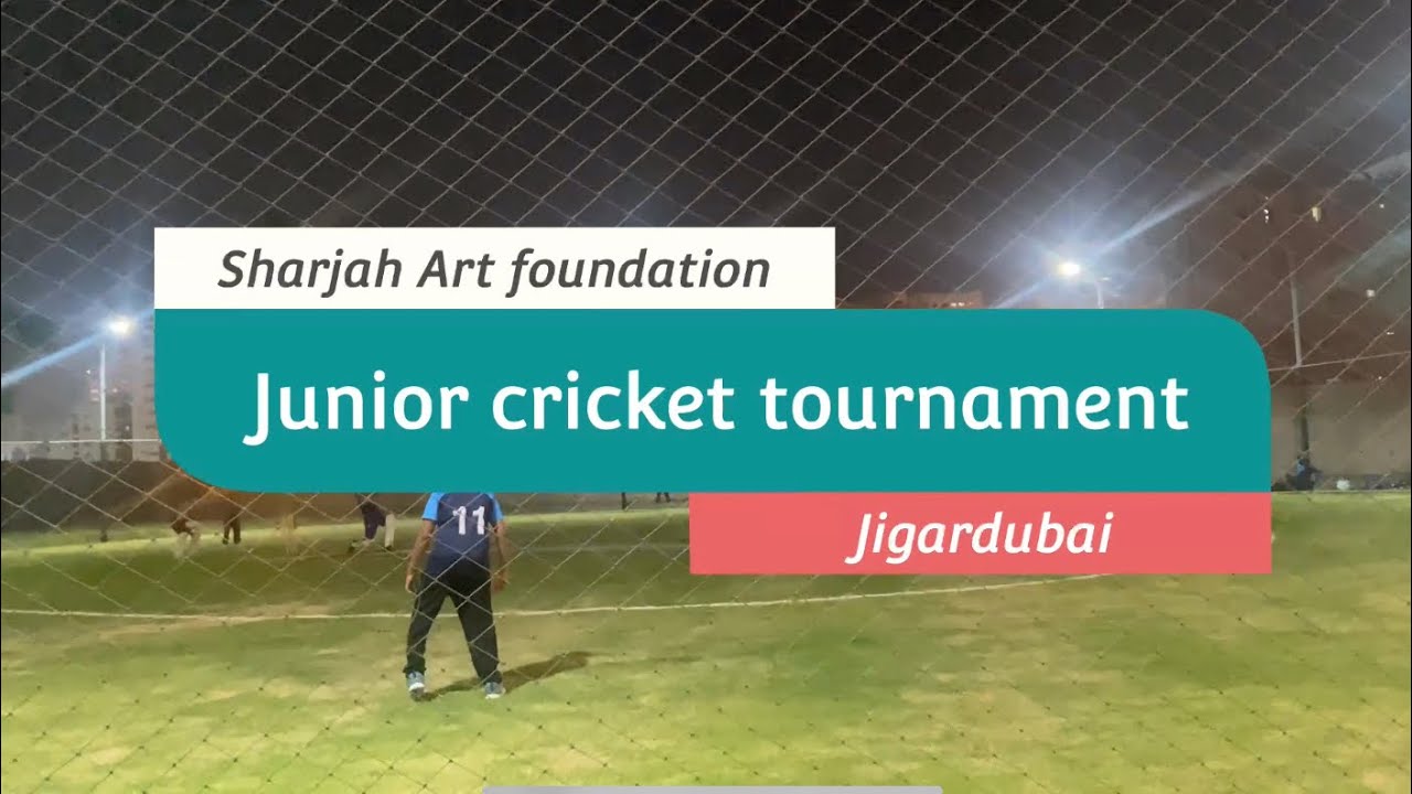 Sharjah art foundation junior cricket tournament - YouTube