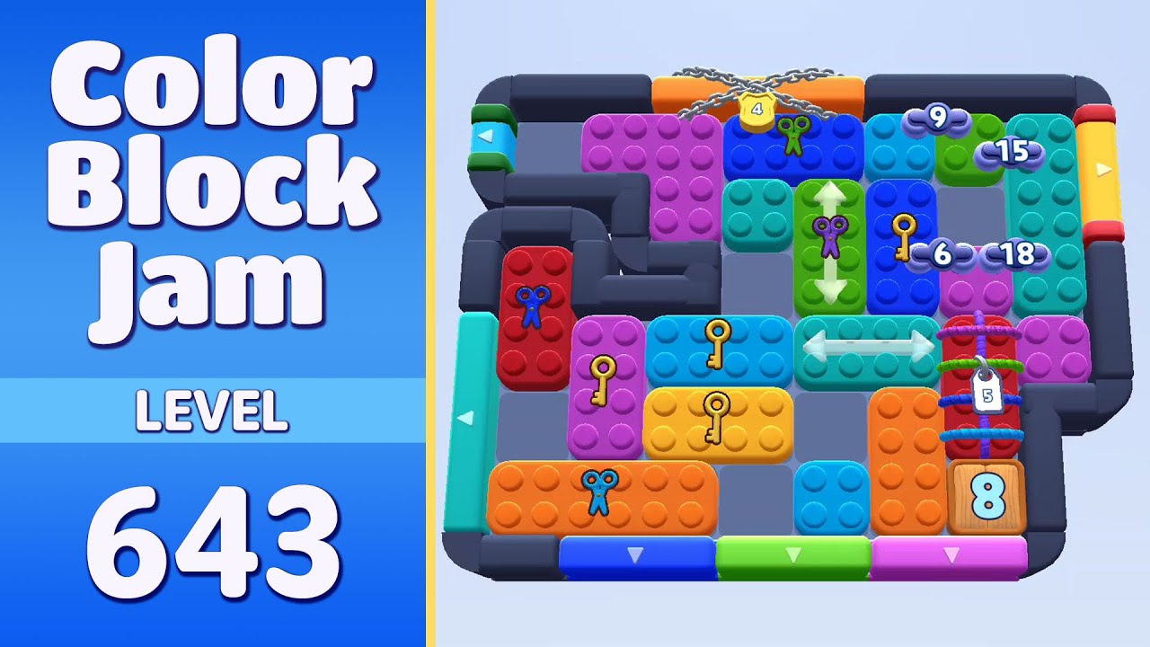 Color Block Jam Level 643 Solution Walkthrough - YouTube