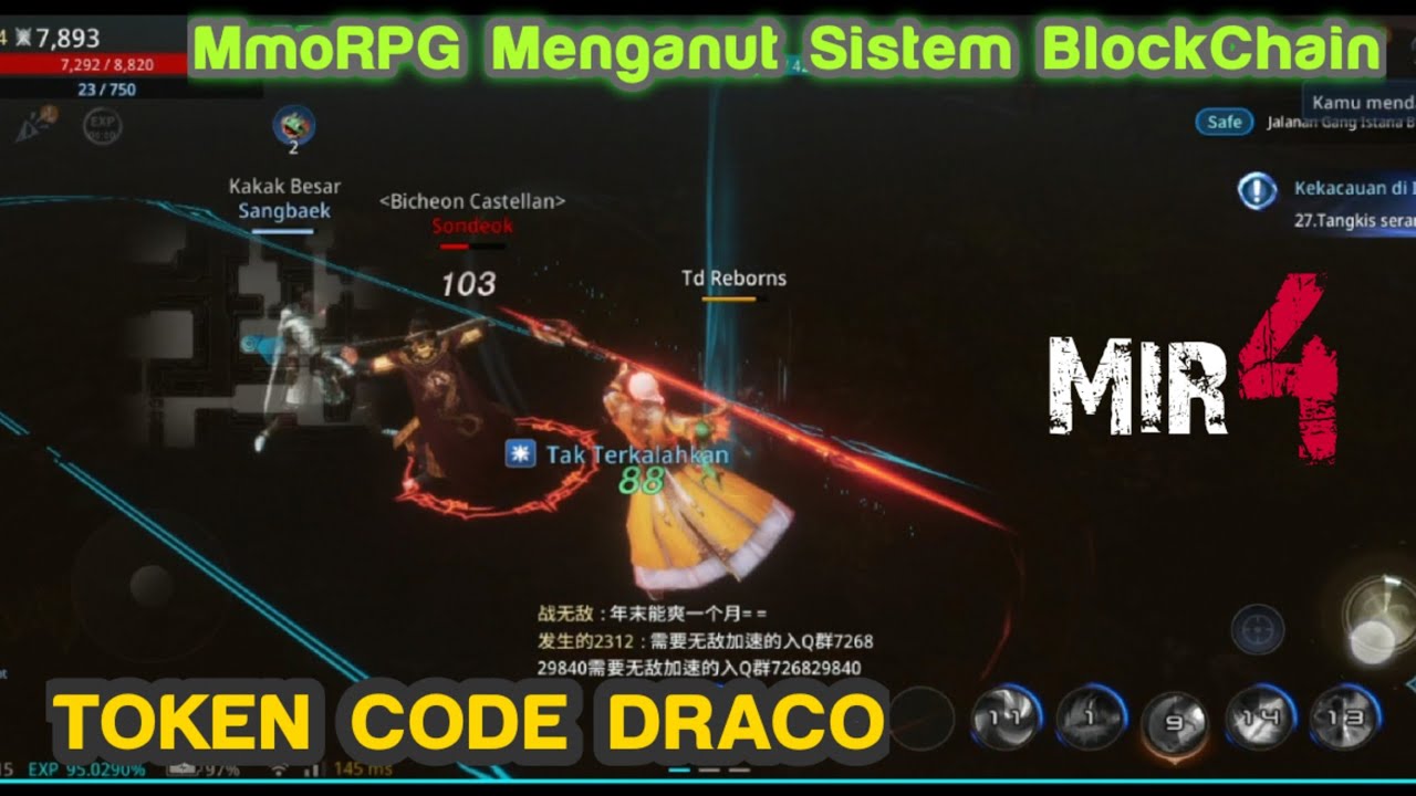Mir4 - MmoRPG penghasil crypto.Viral MMOrpg Pertama menganut sistem ...