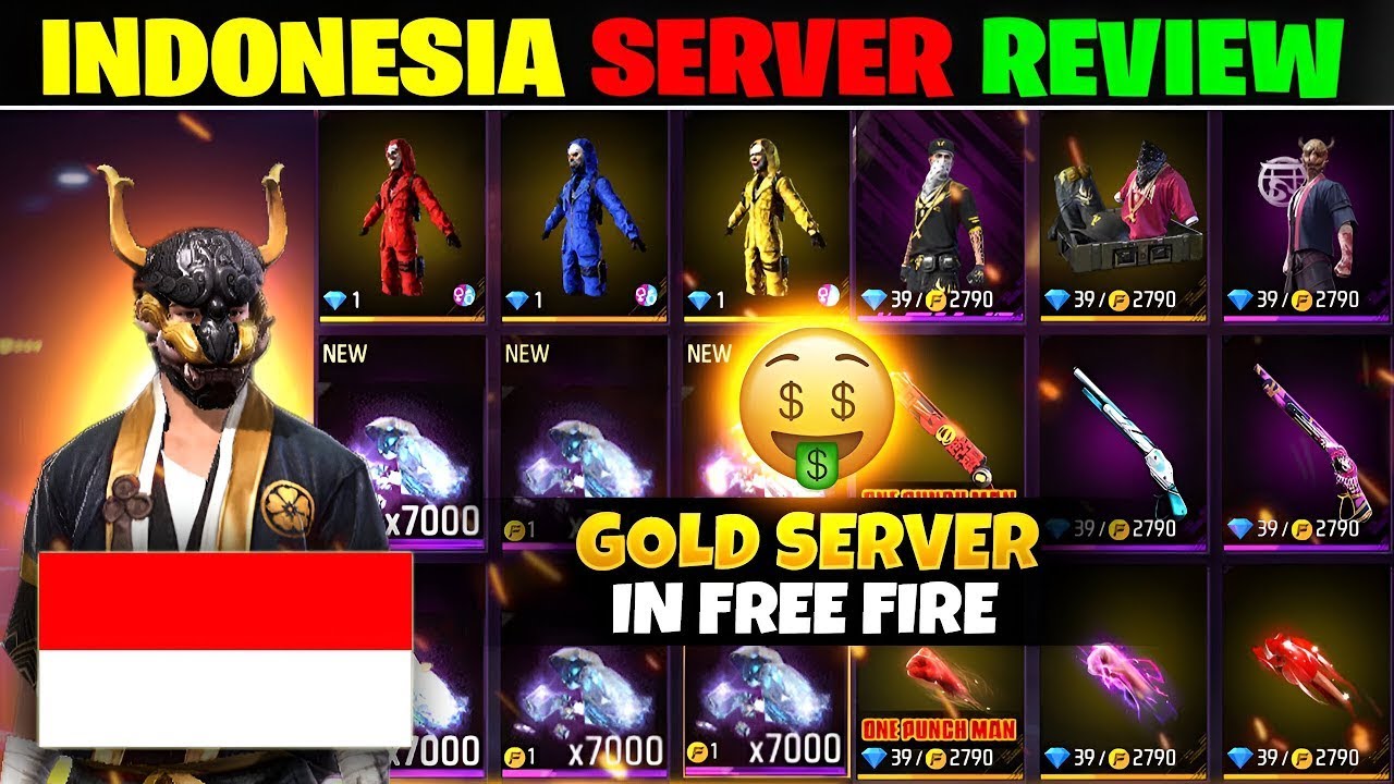FREE FIRE INDONESIA SERVER IN 2025 ⚡😱 🇮🇩 || FF ALL SERVER # ...