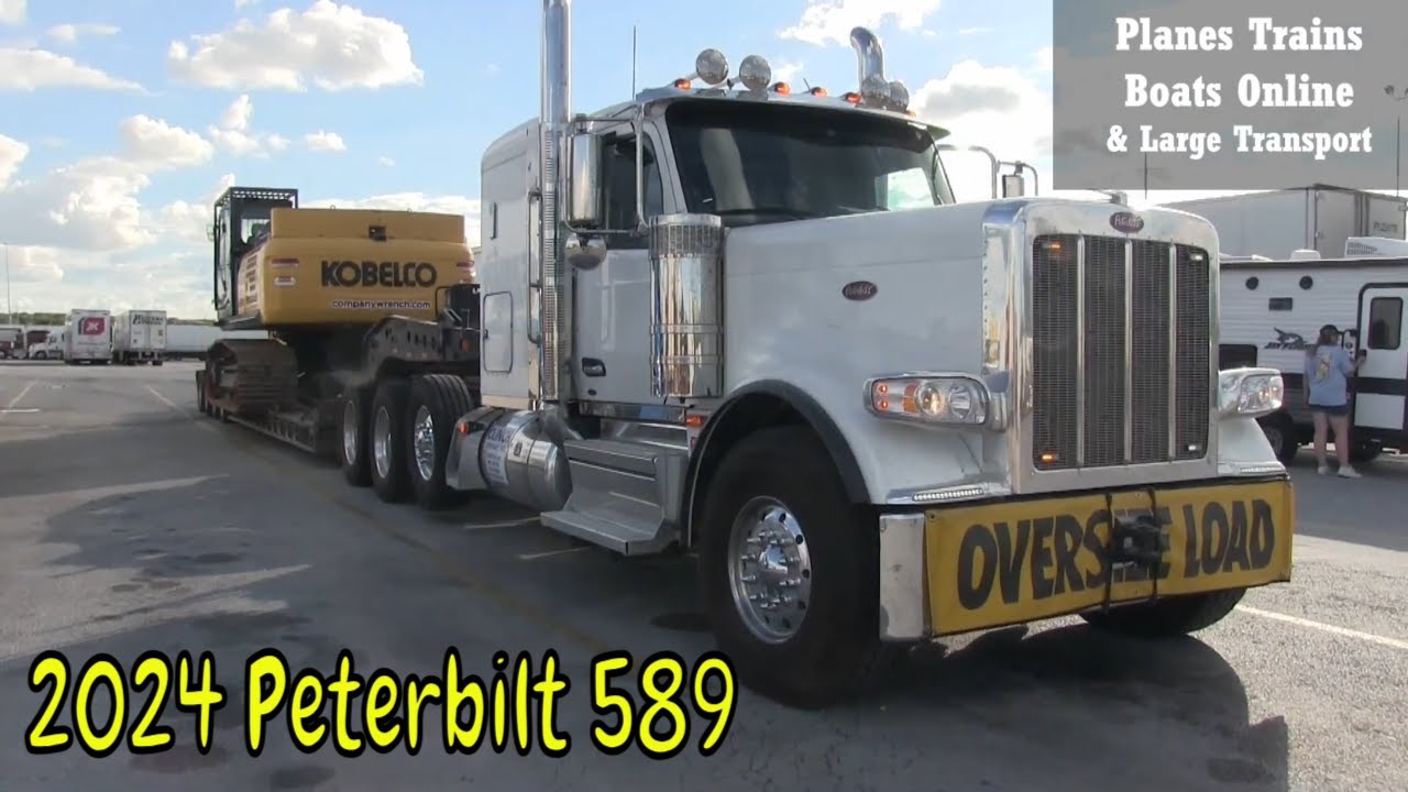 2024 Peterbilt 589 Heavy Hauler At Ohio Truck Stop - YouTube