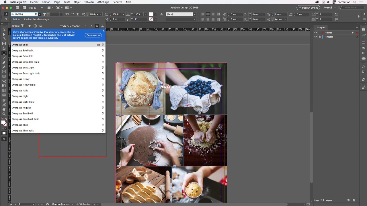 Formation Adobe InDesign - création d'un flyer - YouTube