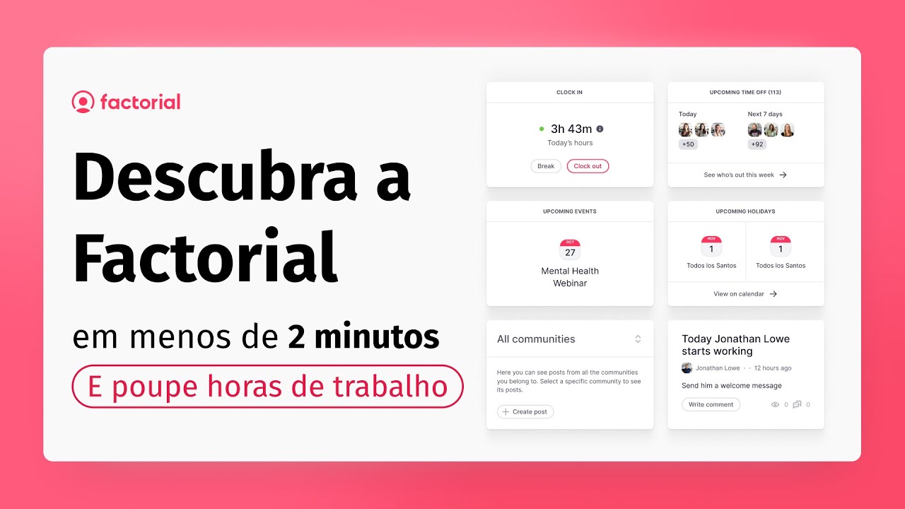 Descubra a Factorial: o software de RH para gerir pessoas 🌟 - YouTube