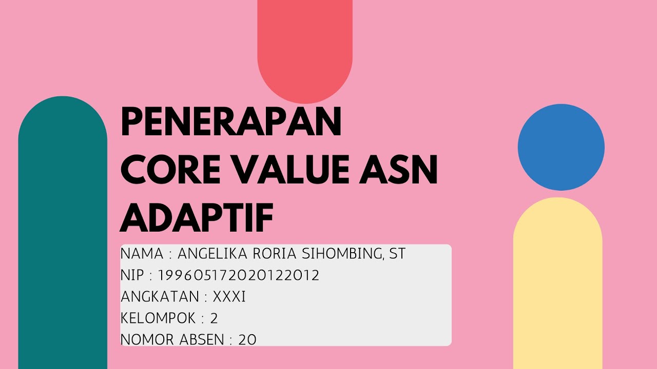 VIDEO PENERAPAN CORE VALUE ASN "ADAPTIF" - YouTube