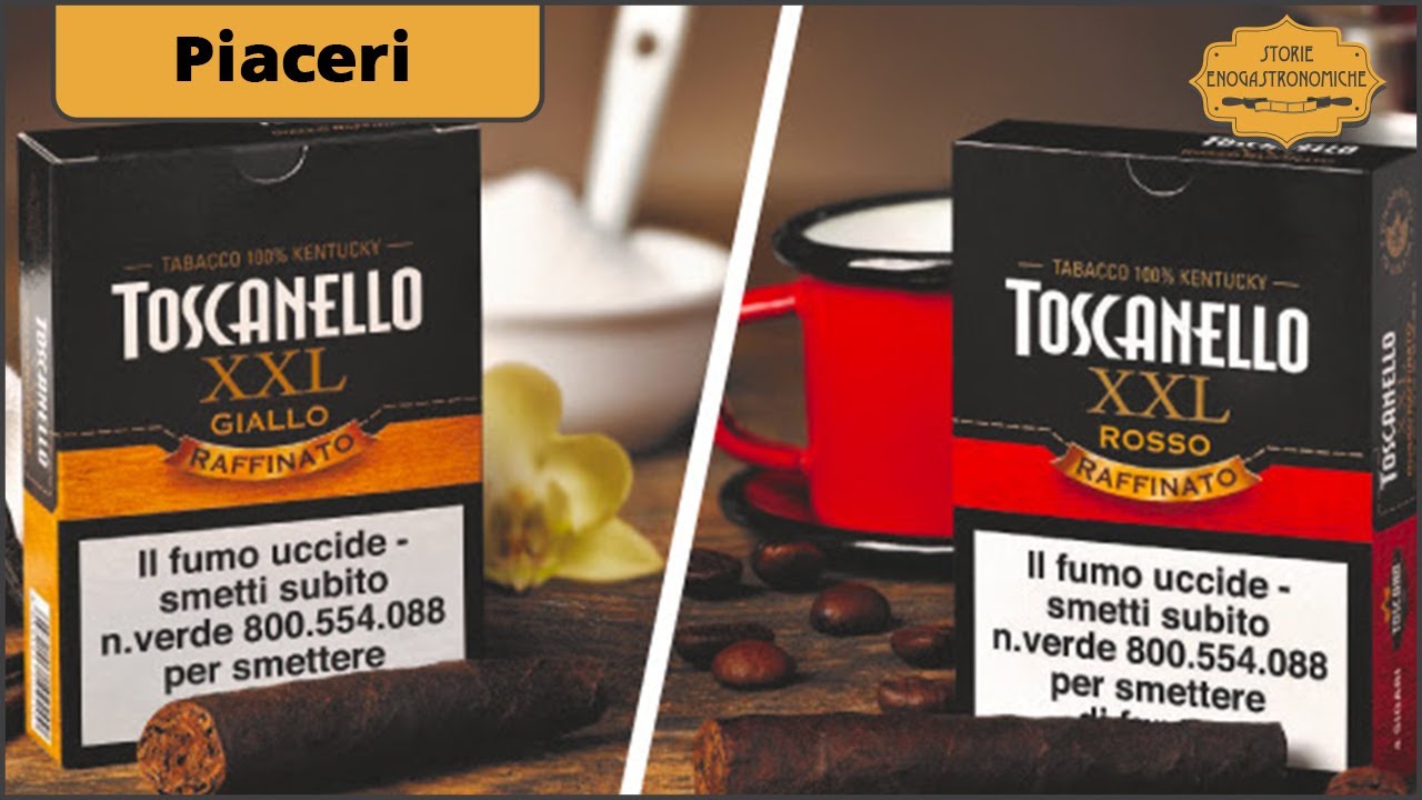 Nuovo sigaro Toscanello XXL Raffinato vaniglia e caffè - YouTube