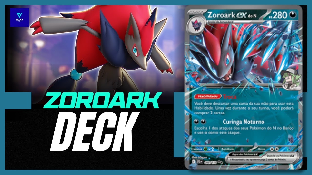 Deck SIMPLES e PRÁTICO do Zoroark ex do N | Pokémon TCG Live - YouTube