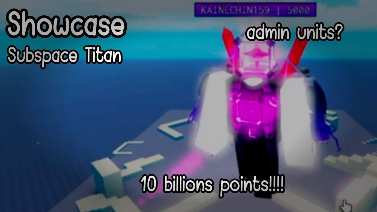 Showcase Subspace Titan | Superbox siege defense - YouTube