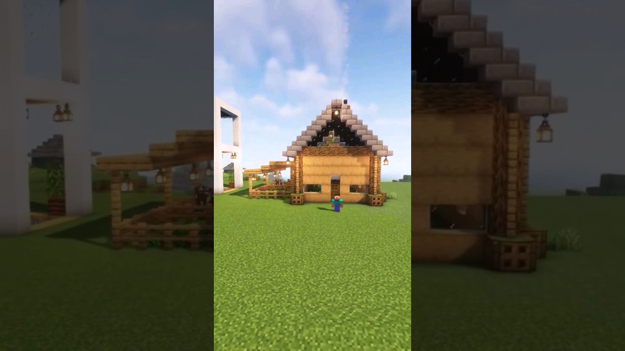 Minecraft House🏠 Fot Beginnerspart 1like For Moreminecraft Shortsshortsfeed Youtube