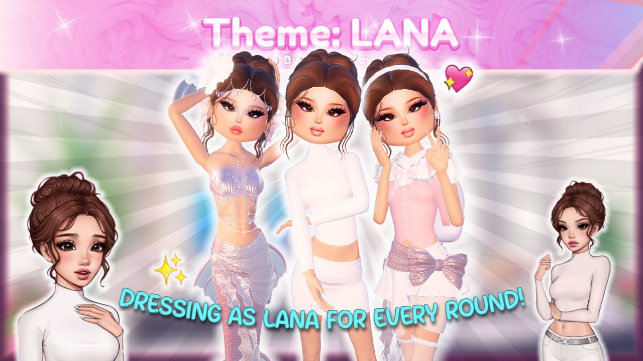 Dressing as LANA for EVERY ROUND In DRESS TO IMPRESS! | Roblox - YouTube