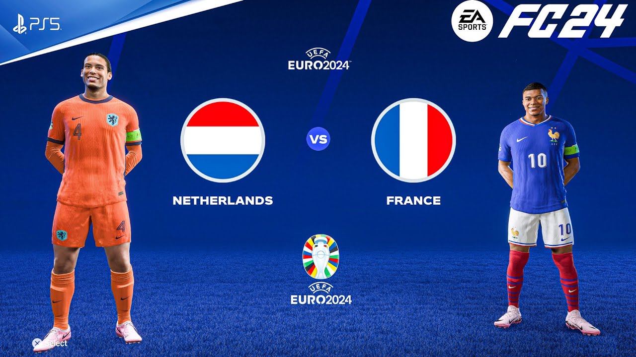 FC 24 - France Vs Netherlands - UEFA EURO 2024 Group Match | PS5™ [4K60 ...