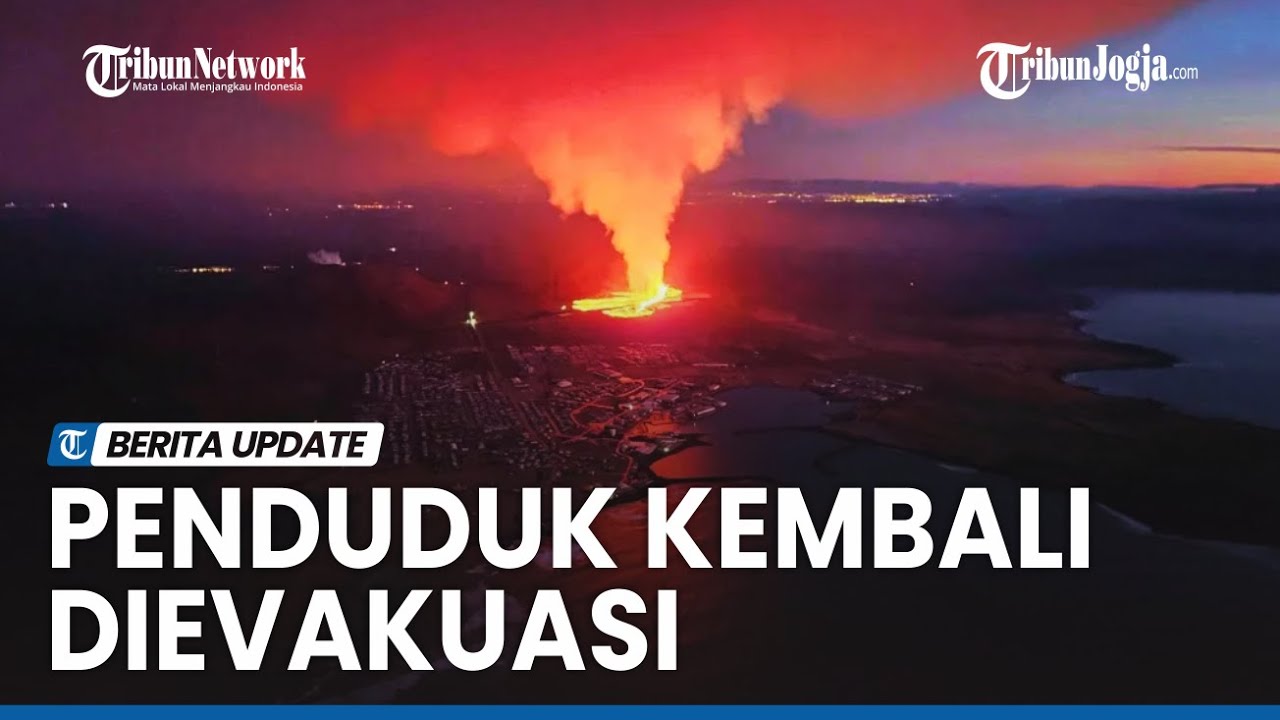 GUNUNG BERAPI DI ISLANDIA MELETUS - YouTube