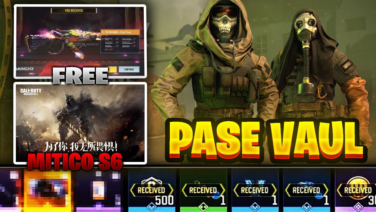 WTF!! 3 LEGENDARIAS GRATIS GN GHOST HAZMAT PASE DE VAUL Y TEMPLARIO ...