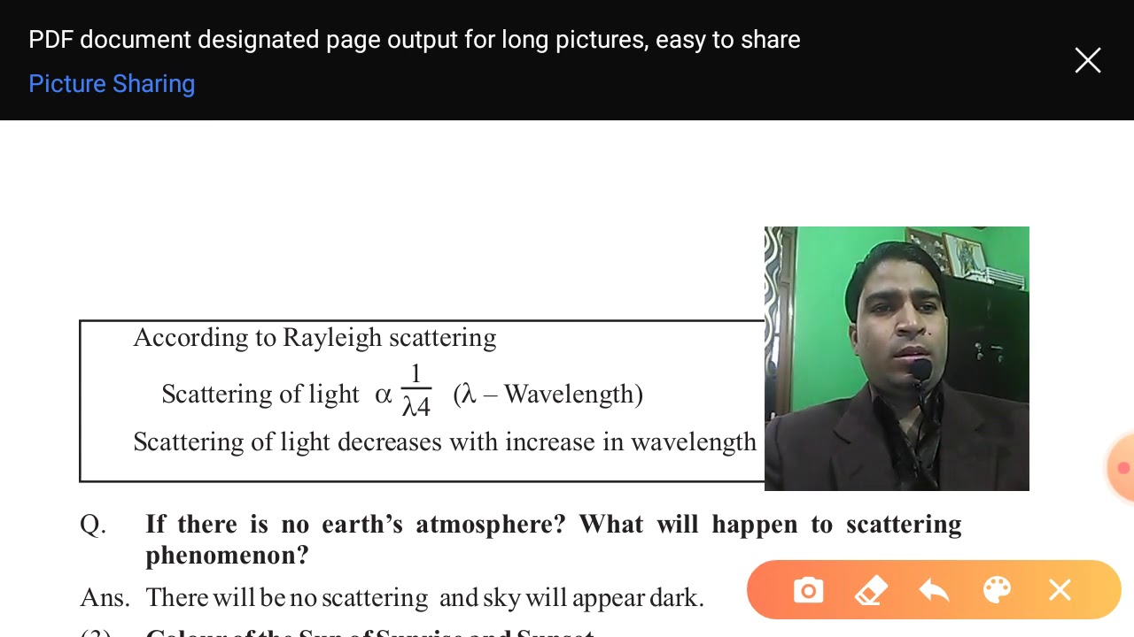 Rayleigh scattering formula. - YouTube