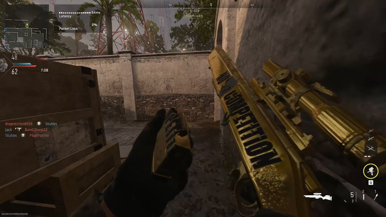 THE NEW GOLD SPR SLAPS IN MW2!!! - YouTube