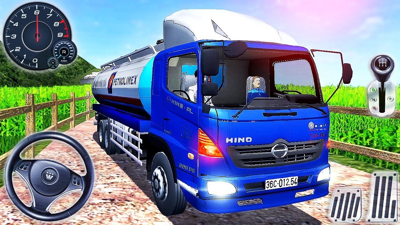 Truck Simulator Vietnam - Oil Transporter Truck Hino 500 Driver ...