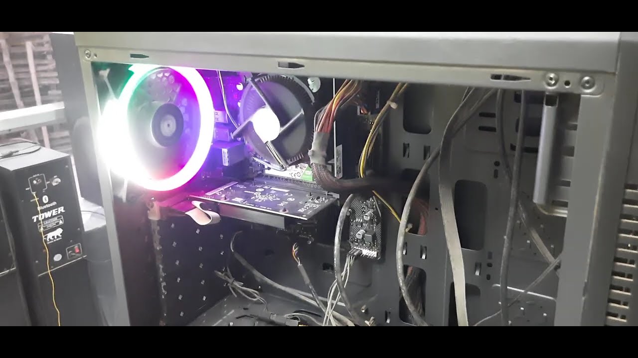 inside a gaming cpu. - YouTube