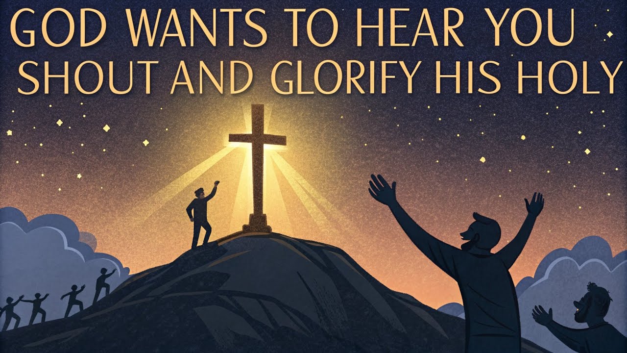 God Wants to Hear You Shout and Glorify His Holy Name (Official Music ...