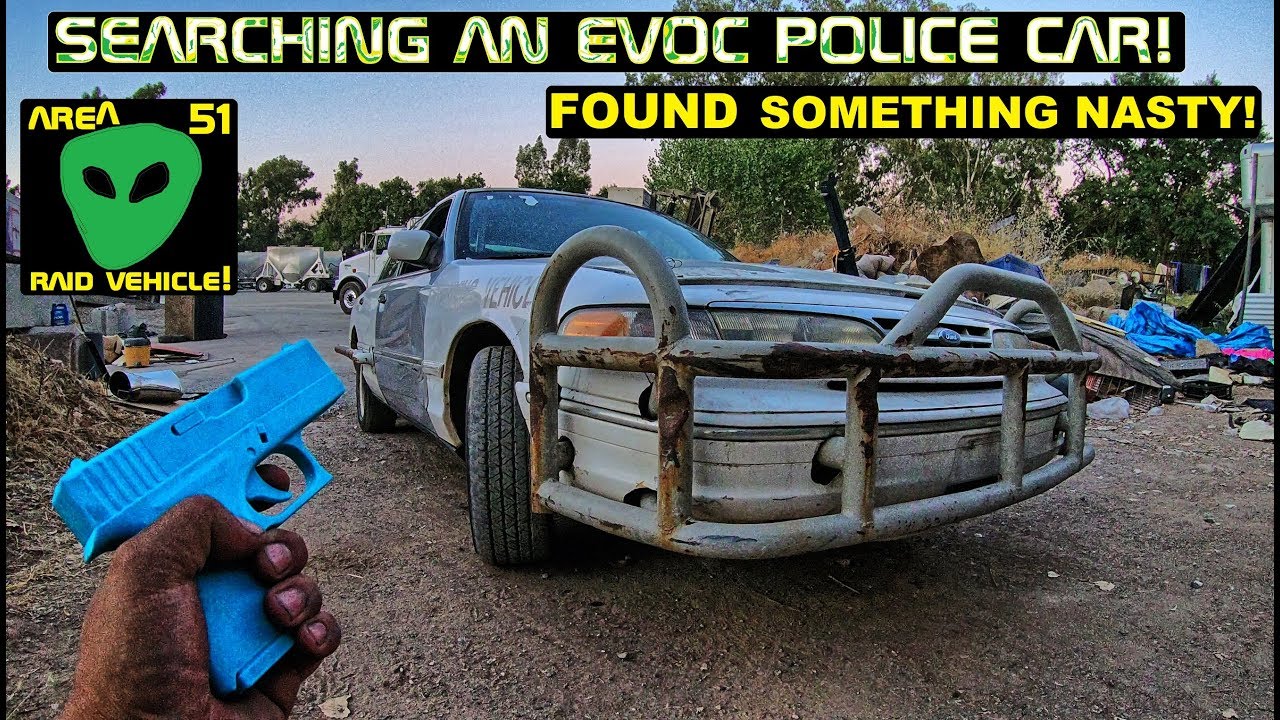 Searching An EVOC Cop Car! Ford Crown Victoria Police Interceptor ...