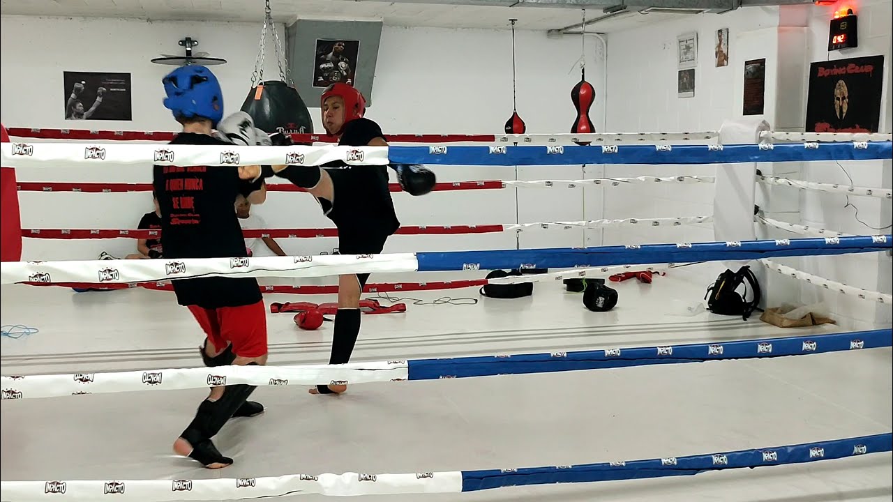 🥊Sparring Kick Boxing 3x2🥊 Edy (esquina roja) Pablo (esquina azul ...