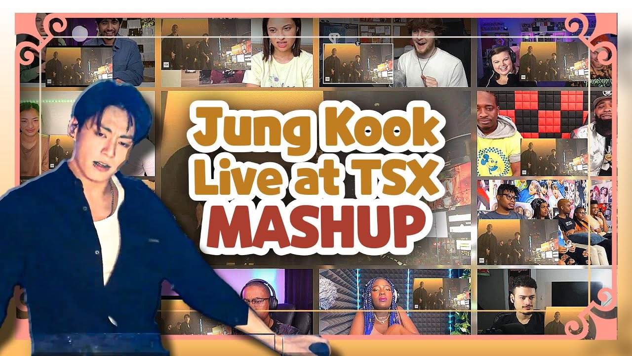 Jung Kook Live At Tsx Times Square Reaction Mashup Youtube