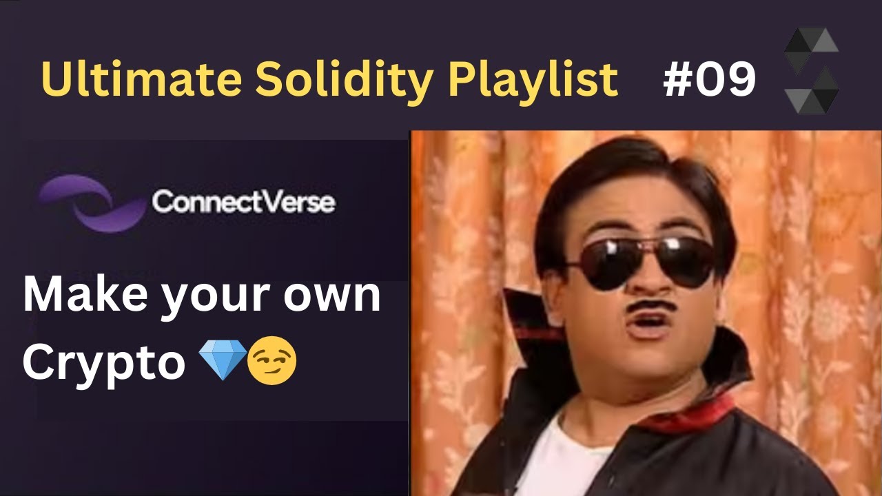 Make ur own Crypto | Ultimate Solidity Playlist - Ep 9 - YouTube
