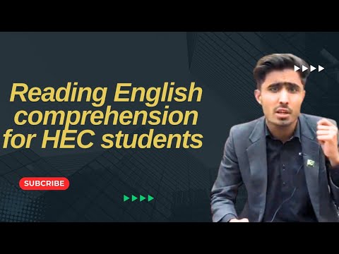 English comprehension for HEC preparation| Hec English grammar ...