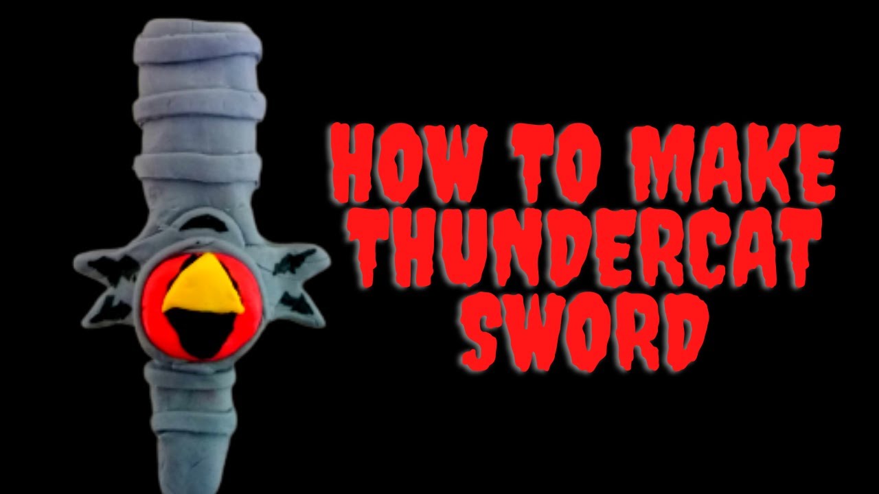 How to make a thundercake half sword topper/Thundercats cake topper ...