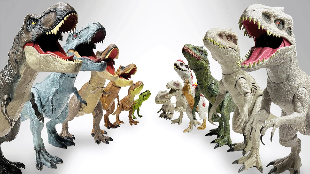 GIANT T-Rex vs. I-Rex Collection: Biggest To Smallest | T-Rex ...