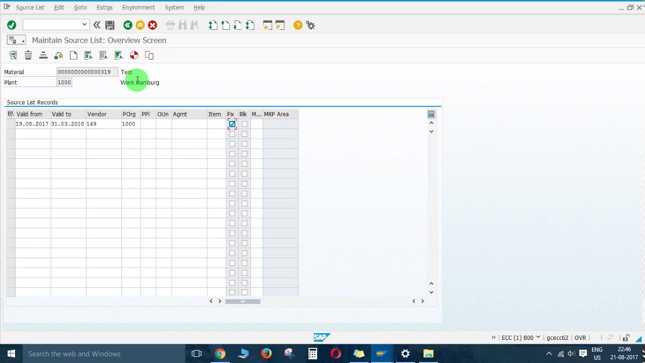 Automatic PO Creation from Goods receipt - YouTube