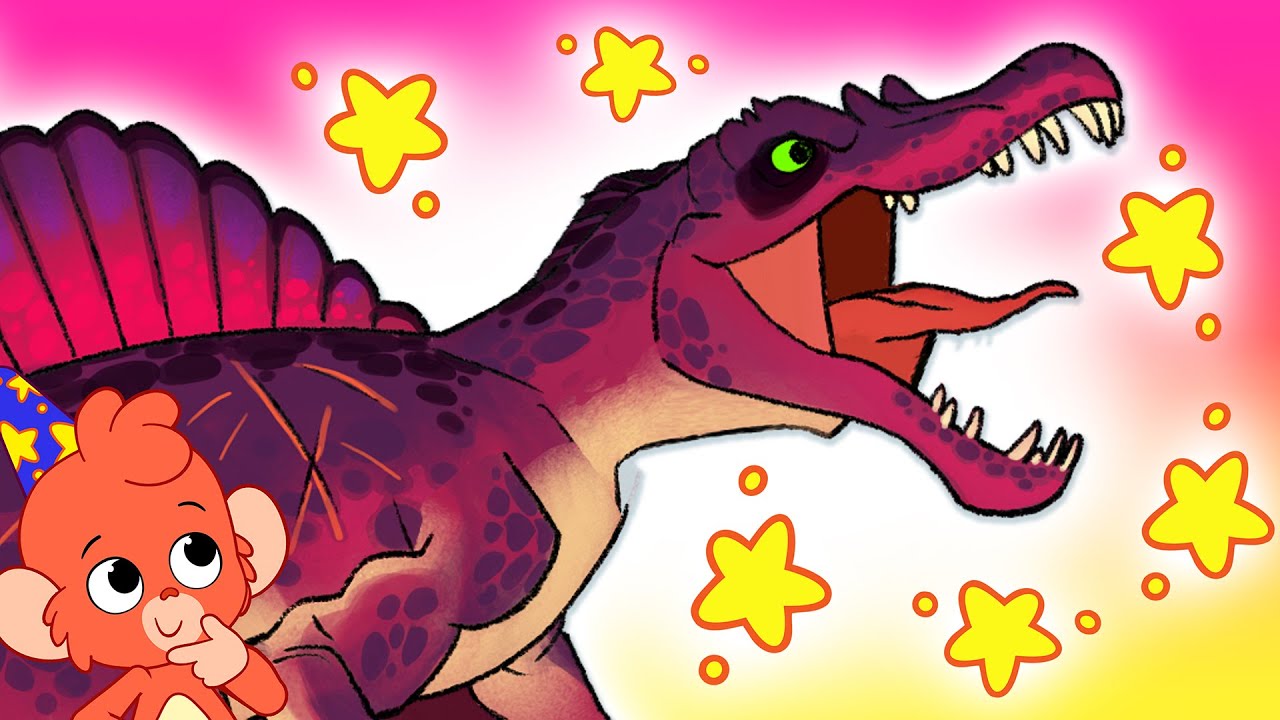 Spinosaurus! | Club Baboo | Learn the names and sounds of big dinosaurs ...
