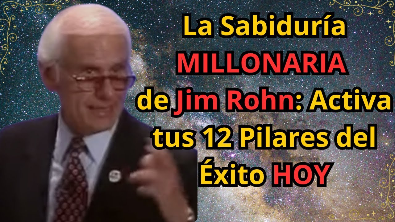 La Sabiduría MILLONARIA de Jim Rohn: Activa tus 12 Pilares del Éxito ...