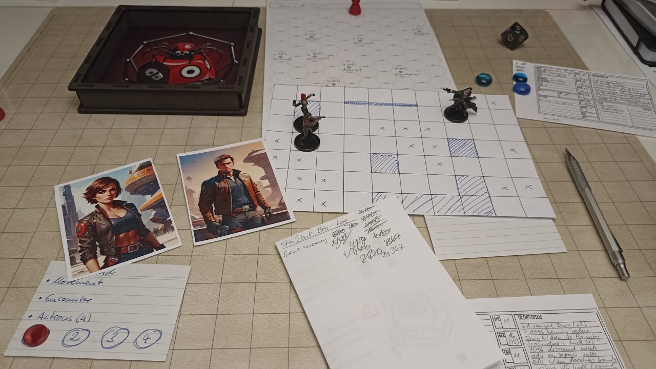 Star Dark Adventures in the Outer Fringe - Space-Opera Board RPG ...