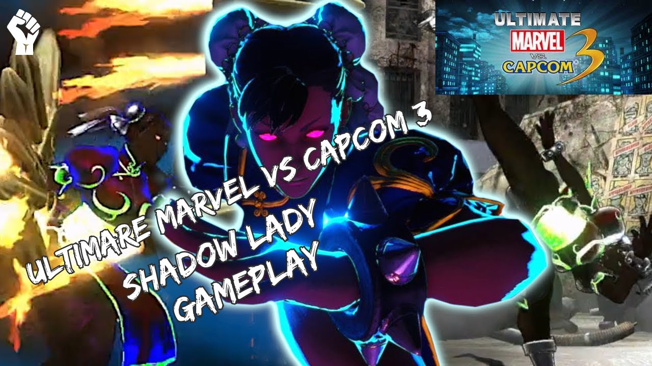 Ultimate Marvel vs Capcom 3 MOD Shadow Lady Gameplay - YouTube