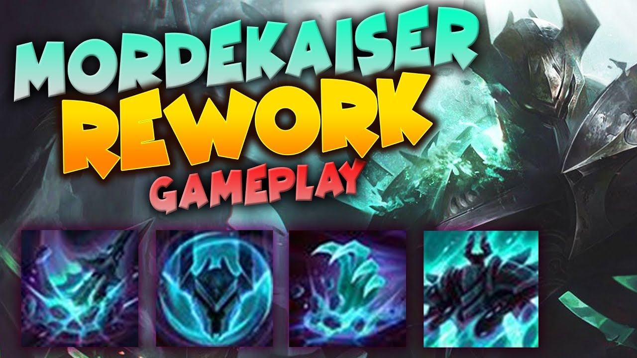 NUEVO MORDEKAISER REWORK! GAMEPLAY MEJORES MOMENTOS! lol eldelabarrapan ...