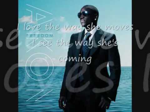 I love The Way She Moves---Akon & Zion (lyrics) HQ.mp4 - YouTube