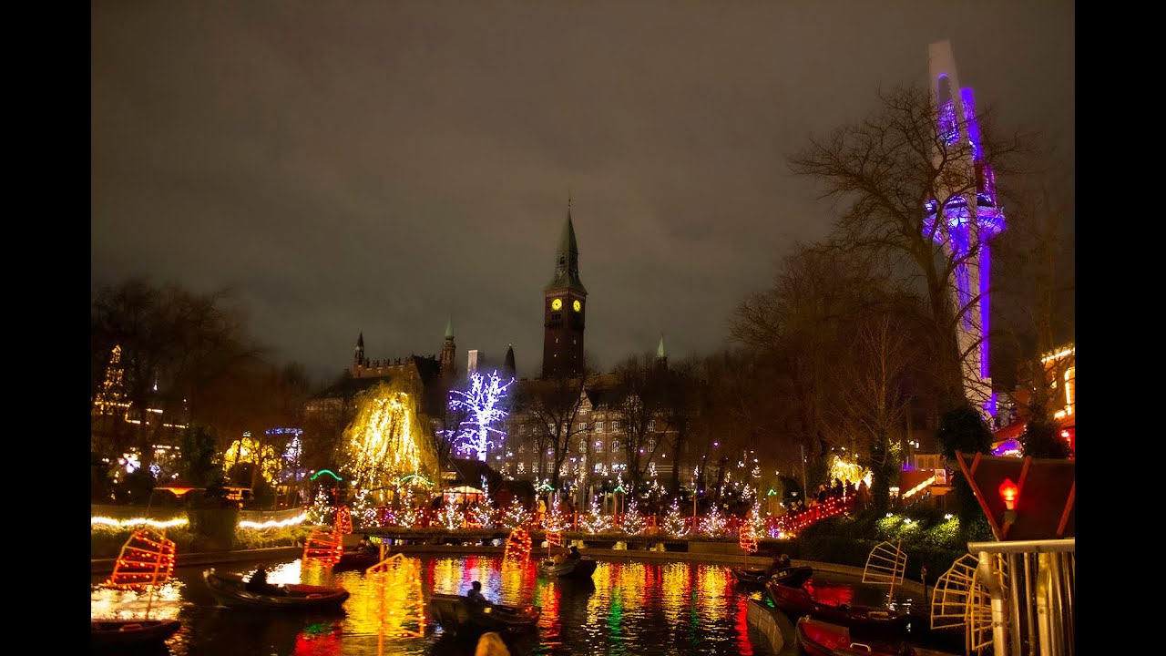Tivoli .Christmas in Tivoli, Copenhagen ,Denmark . Jul i Tivoli ...