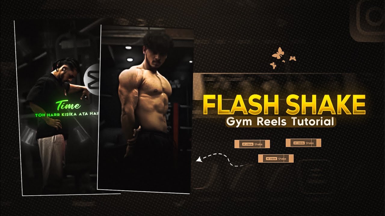 How To Edit Gym Reels In Capcut | Gym Reel Shake Transition Edit ...