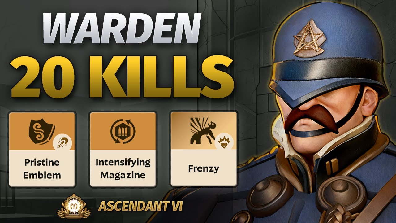 Warden: GUN KILLS Build, Ascendant Ranked Deadlock Replay - YouTube