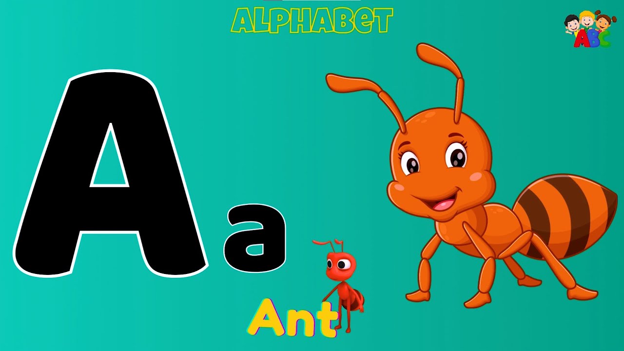 A for Ant, B for Boat, C for Cake | Fun ABC Alphabet Song for Toddlers ...