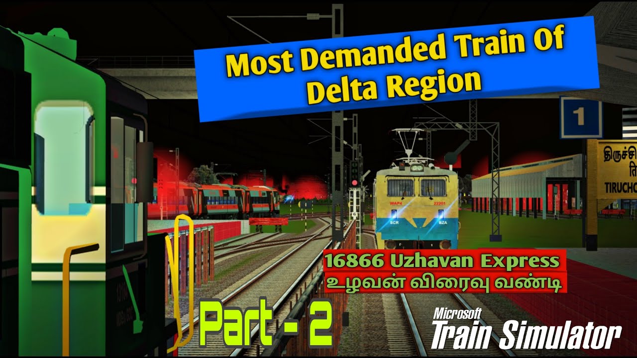 🔴LIVE 16866 - CHENNAI EGMORE UZHAVAN EXPRESS | PART 2 | SR ROUTE# ...