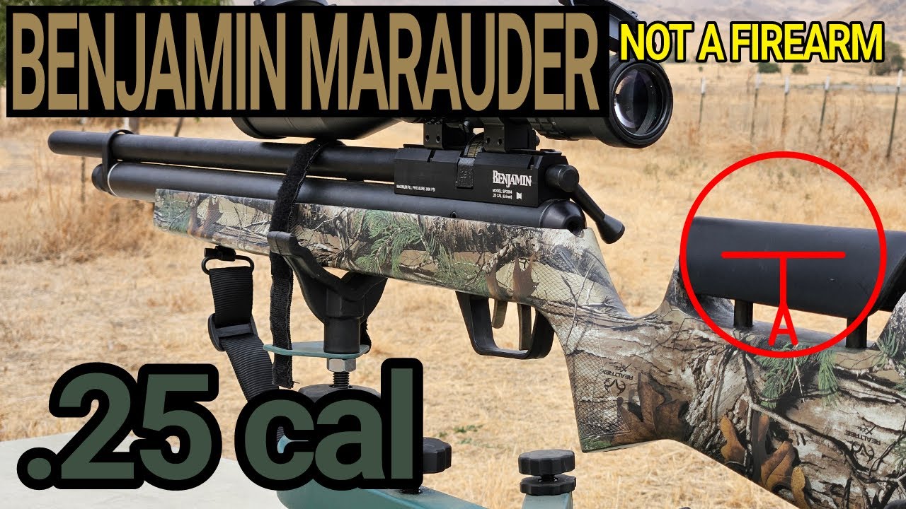 Benjamin Marauder .25 cal airgun review *NOT A FIREARM* - YouTube