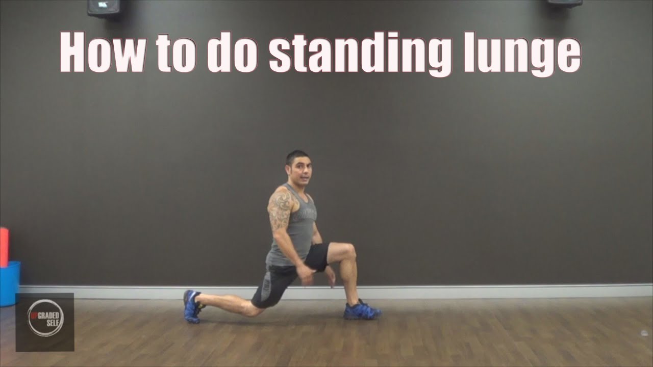 How to series: Shaping Thighs With Standing Lunges - YouTube